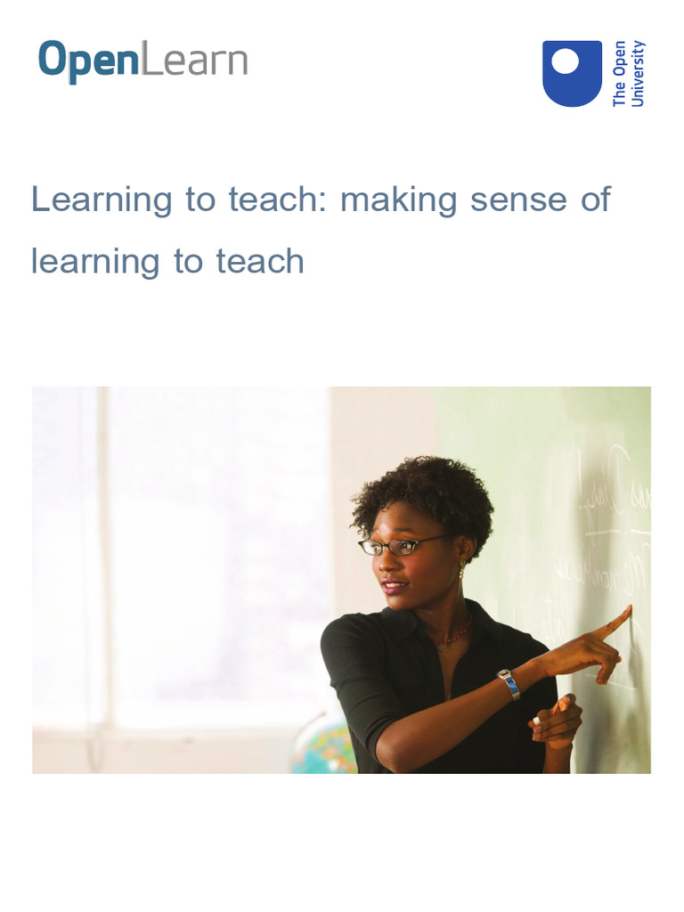 Learning To Teach Making Sense of Learning To Teach Printable | PDF ...