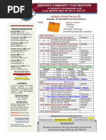 Toastmasters Table Topics Master Script | PDF