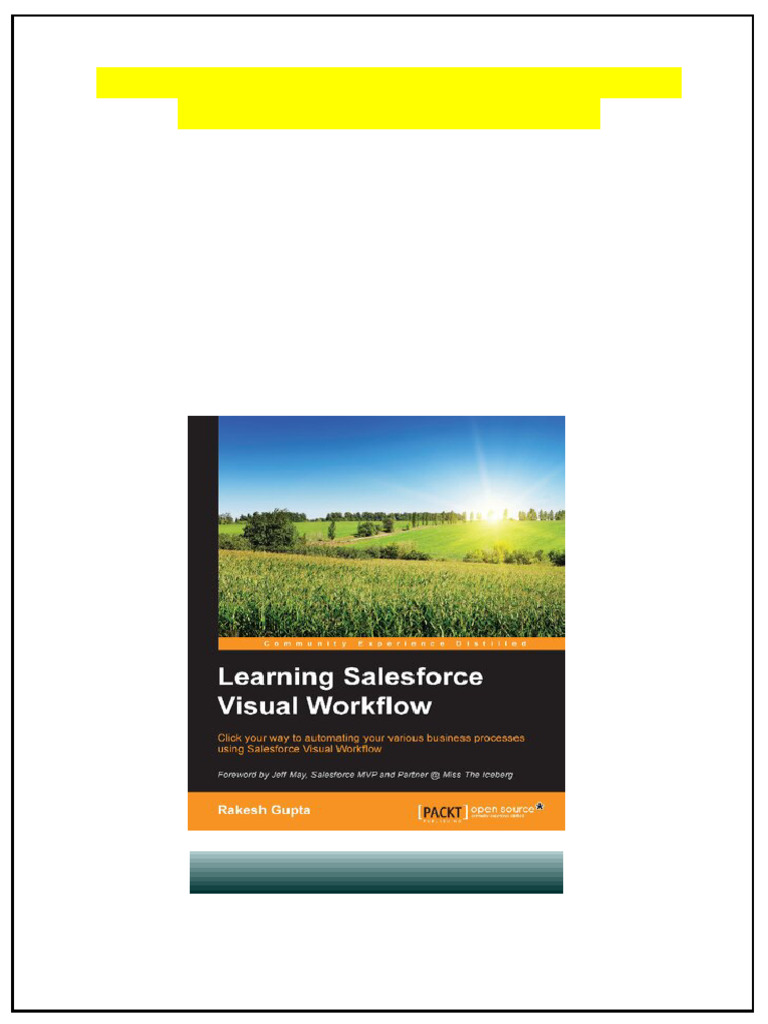 Learning Salesforce Visual Workflow 1st Edition Rakesh Gupta Latest Pdf 2025 Pdf Computing