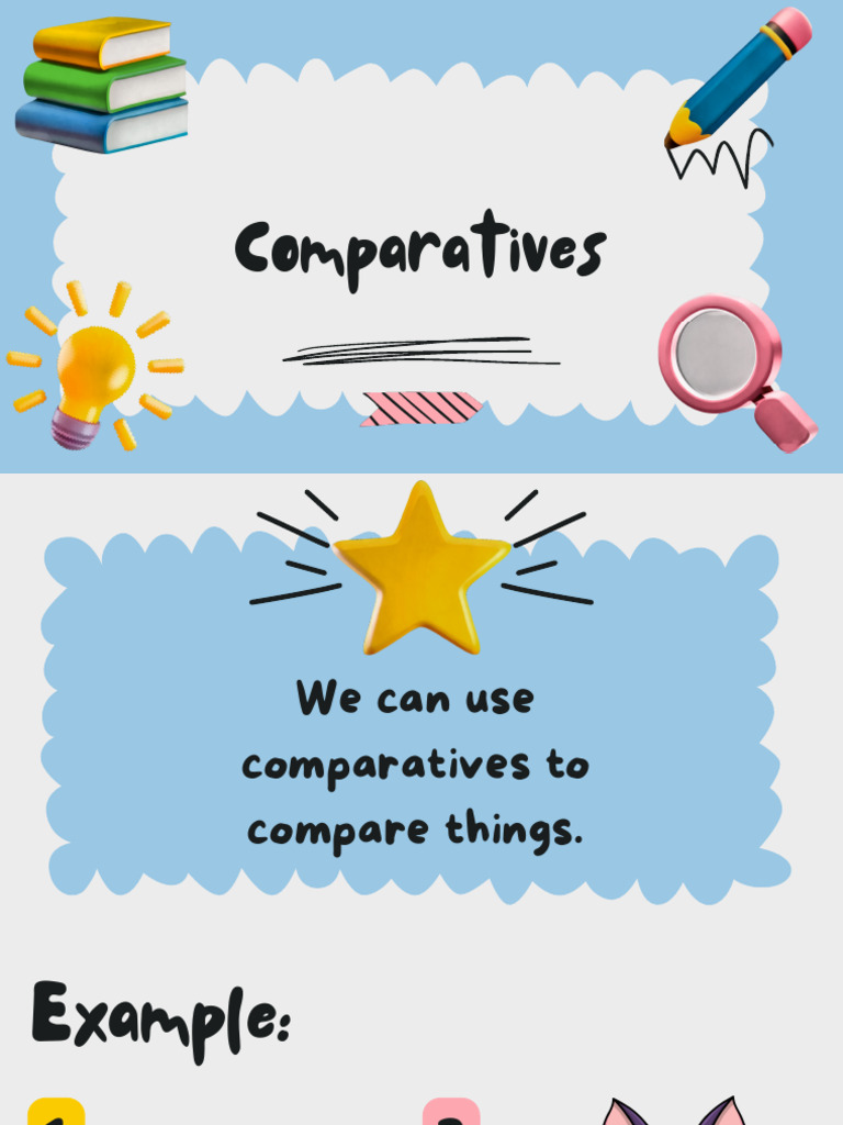 Comparatives 1-1 | PDF