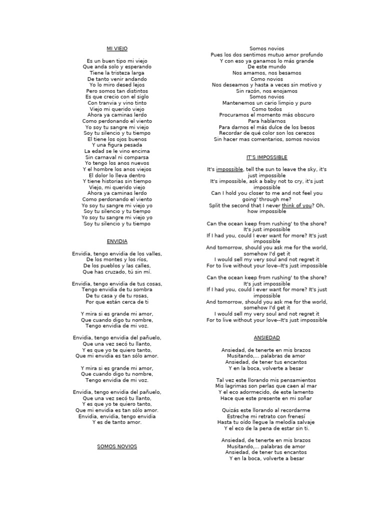 Letra Pistas Varias 6 | PDF | Amor | Espiritualidad