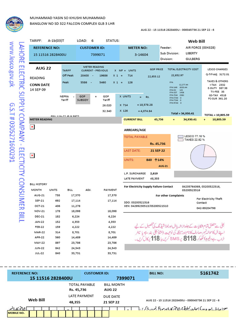 Bill | PDF | Payments