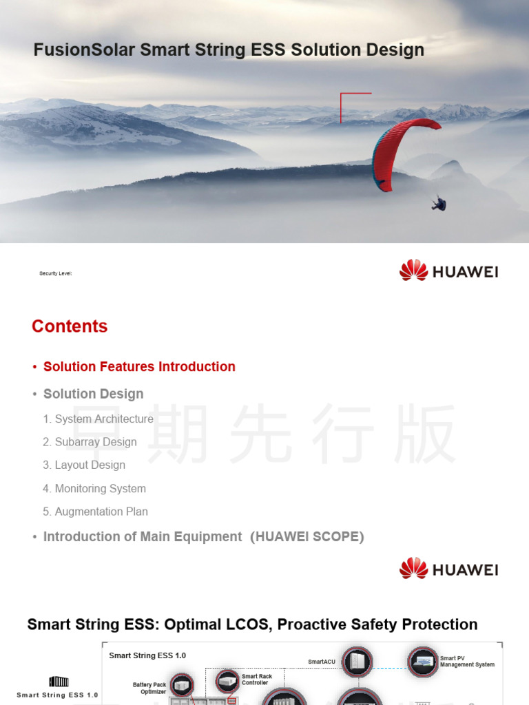 Smart String ESS Solution Design_Preliminary Version_EN-20240130 (1) | PDF | Fire Sprinkler ...