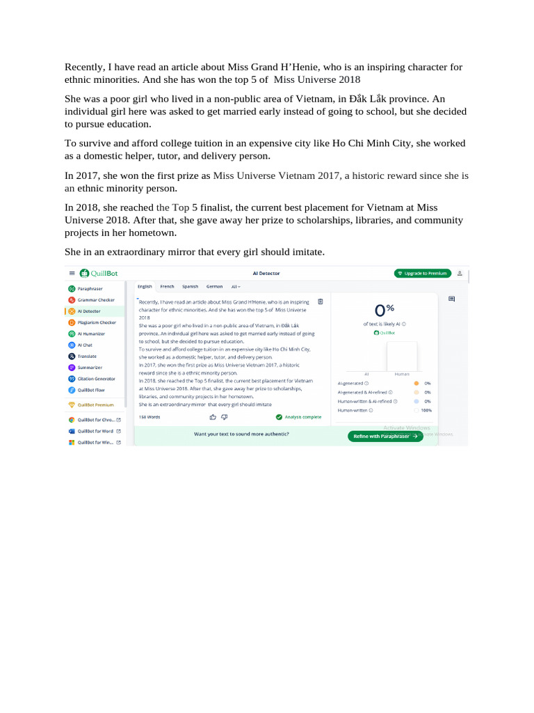Discussion 1 Admire People | PDF