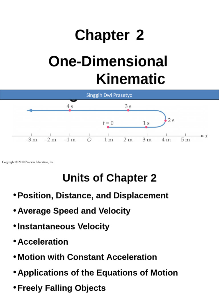 One-Dimensional Kinematics Overview | PDF | Acceleration | Speed