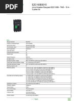 Schneider Electric EasyPact-EZC EZC100N3100 | PDF | Alternating Current | Electric Power ...