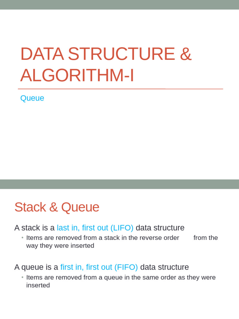 6.CSE-2103 (Lec Queue) | PDF | Queue (Abstract Data Type) | Algorithms And Data Structures