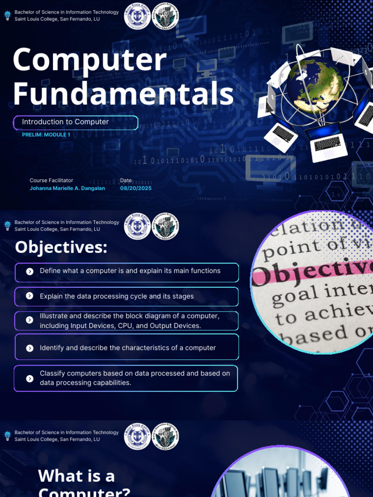 Overview of Computer Fundamentals | PDF | Mainframe Computer | Desktop ...