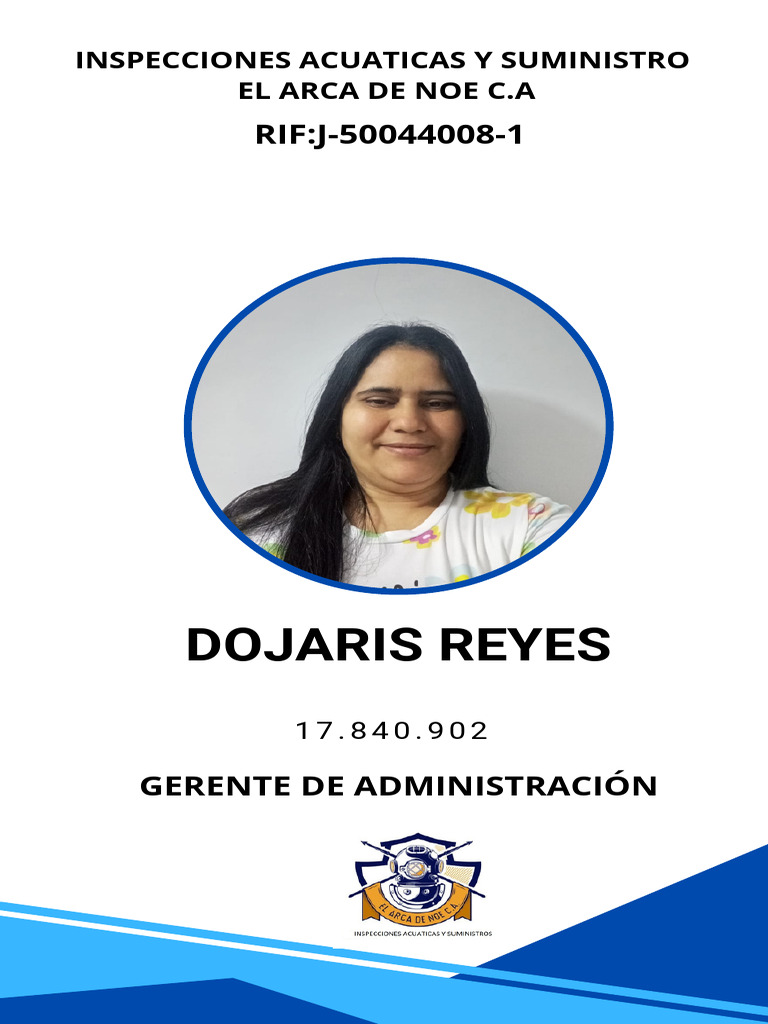 Blue Modern Business ID Card | PDF