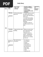 Site Diary Template | PDF