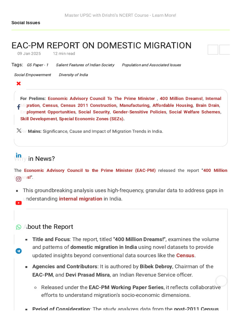 Insights from the 400 Million Dreams Report | PDF | Human Migration ...