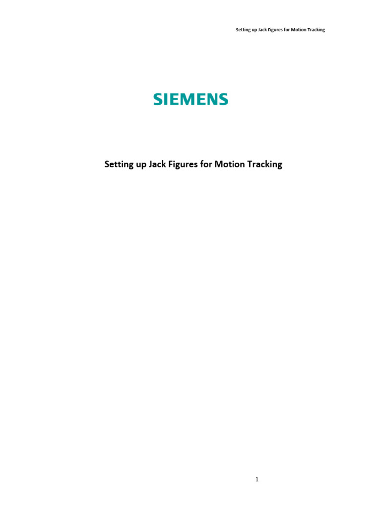 Jack Figures Motion Tracking Setup Guide | PDF | Damages | Software
