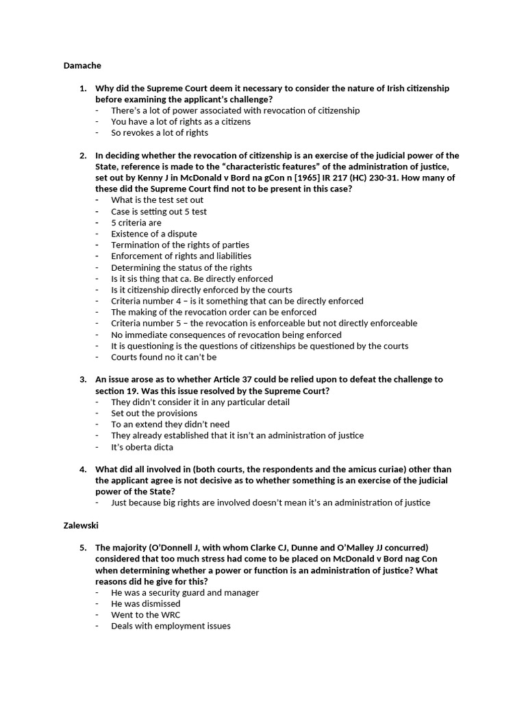 Constitutional Tutorial 3 | PDF | Citizenship | Supreme Court Of The ...