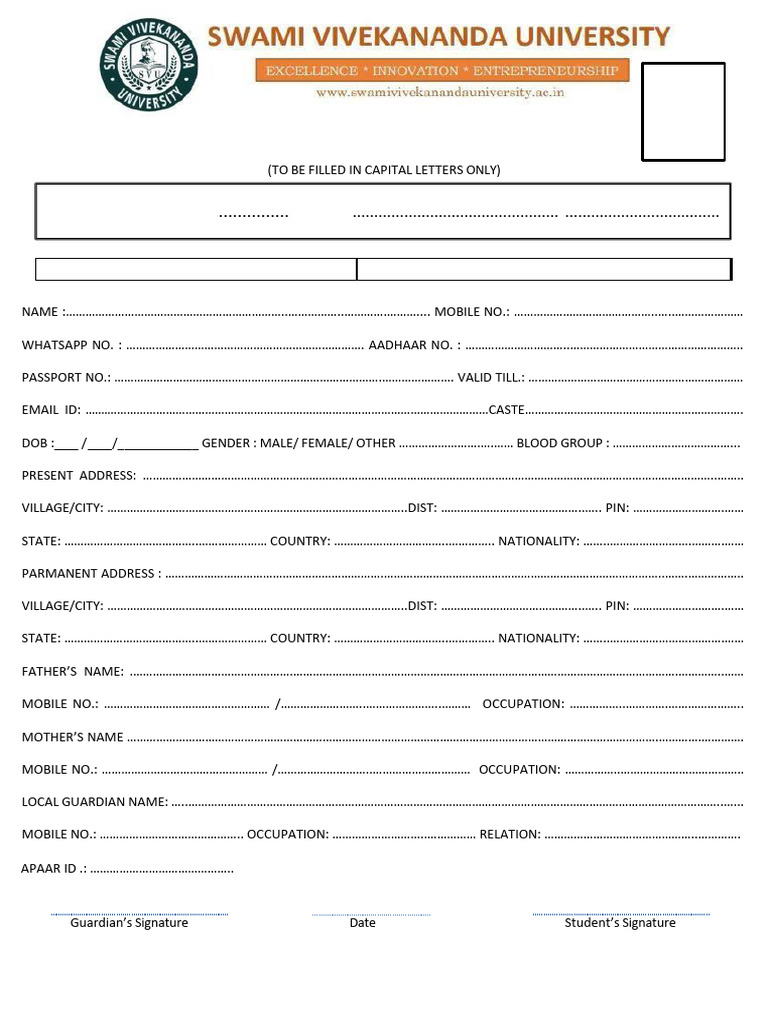 1756798451registration Form 2025 | PDF | Authentication | Government And Personhood