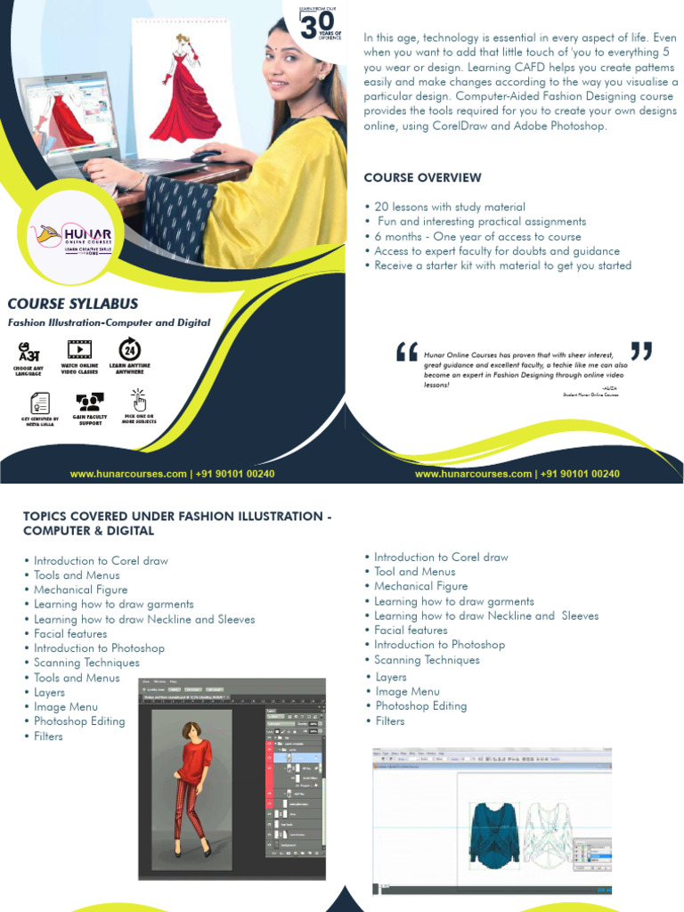 Digital Fashion Illustration Syllabus | PDF | Adobe Photoshop