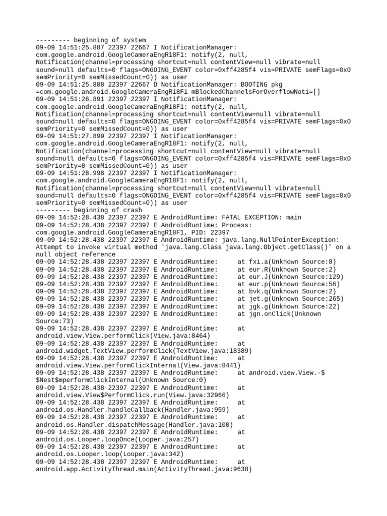 Log Cat 1757400750734 | PDF | Computing | Computer Programming