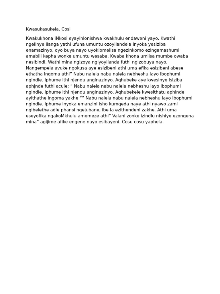 Inganekwane | PDF