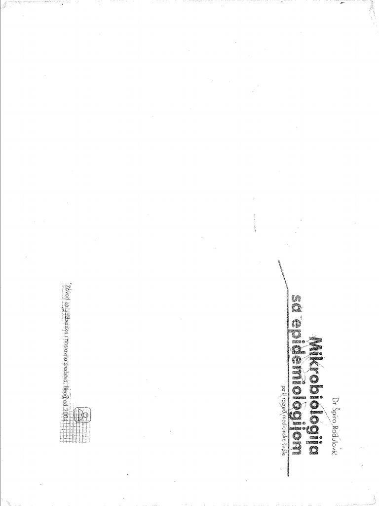 Mikrobiologija Sa Epidemiologijom | PDF