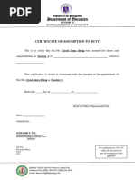 CS Form No. 32 Oath of Office | PDF