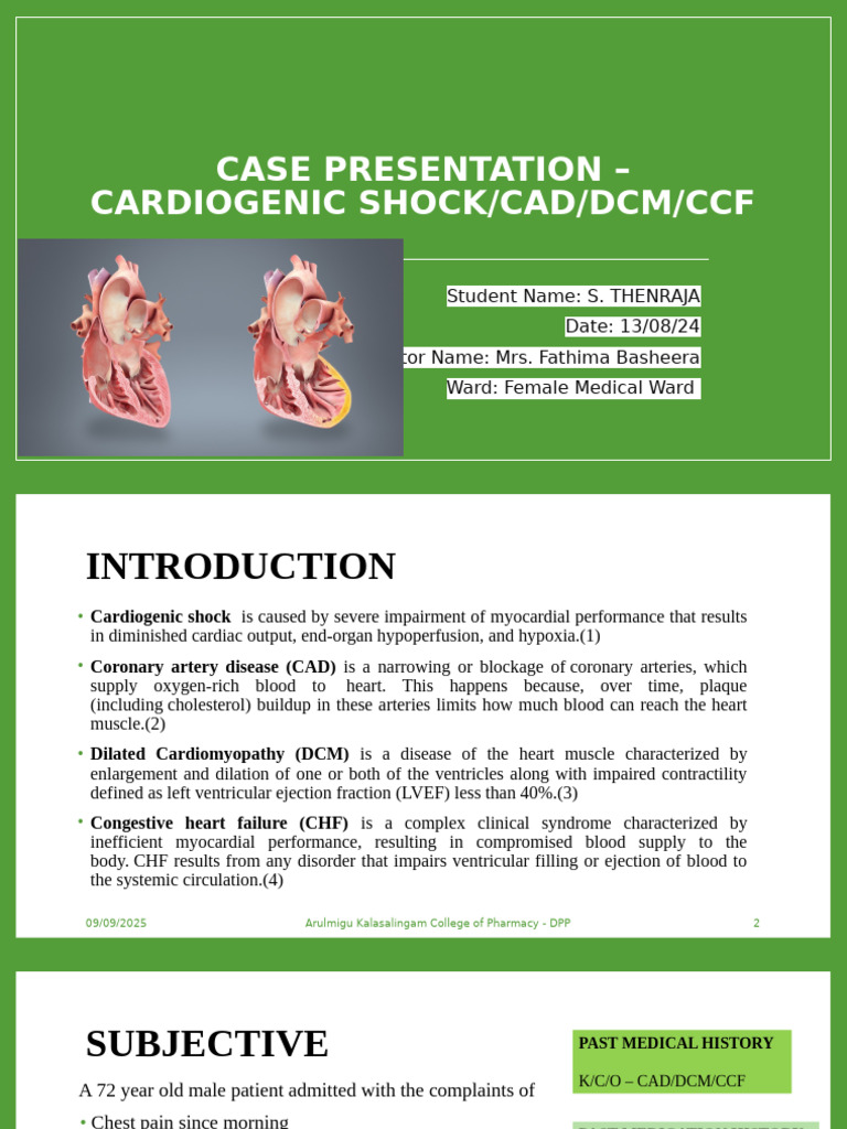 Cardiogenic Shock | PDF | Heart | Heart Failure