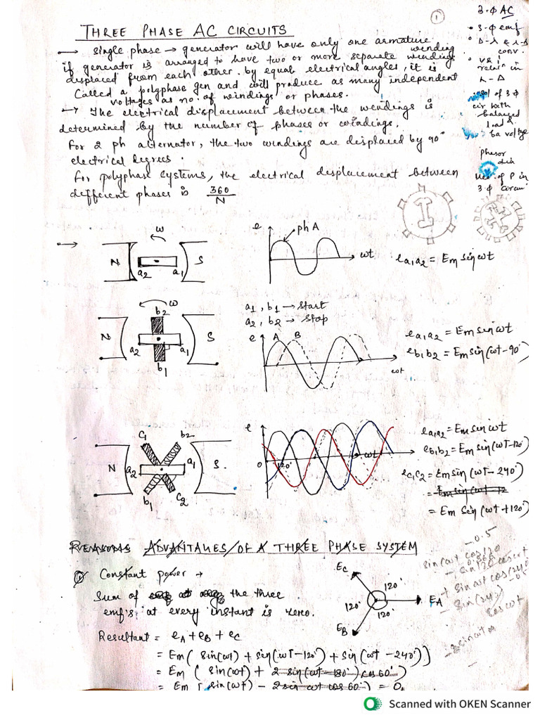 Three Phase Systems | PDF