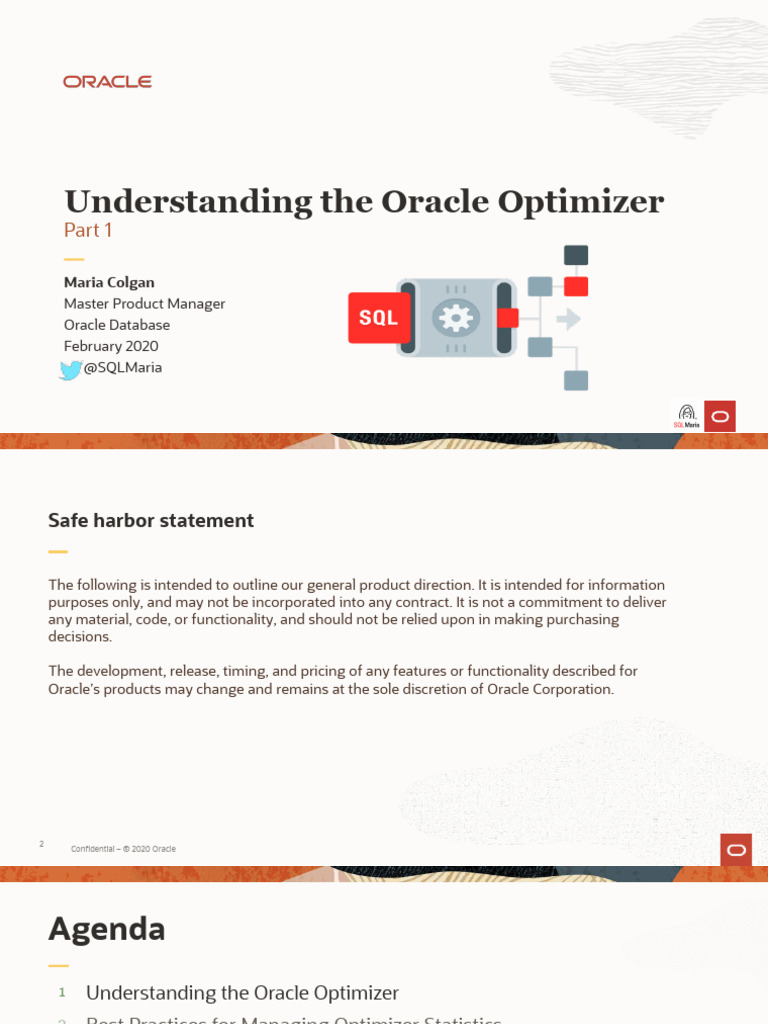 Part1 MColgan Understanding The Optimizer | PDF | Databases | Database Index