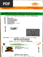 Format of True Type Copy of Aadhar Card | PDF