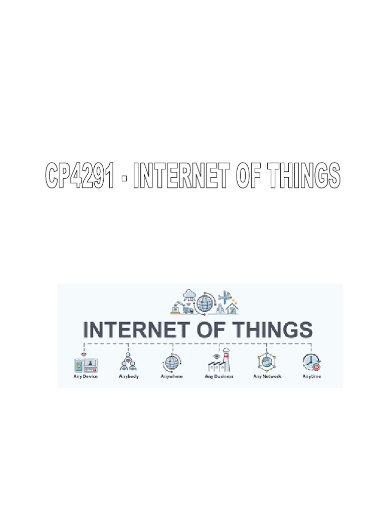 IoT Course Overview and Projects Guide | PDF | Internet Of Things ...