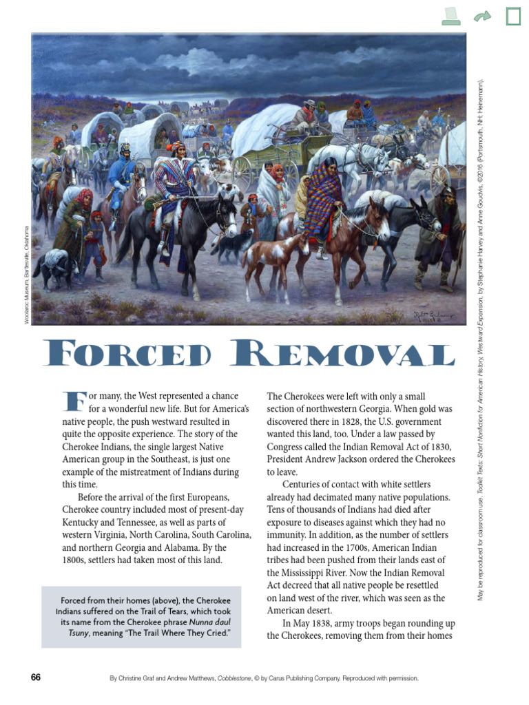 Cherokee Suffering on the Trail of Tears | PDF | Trail Of Tears | Cherokee