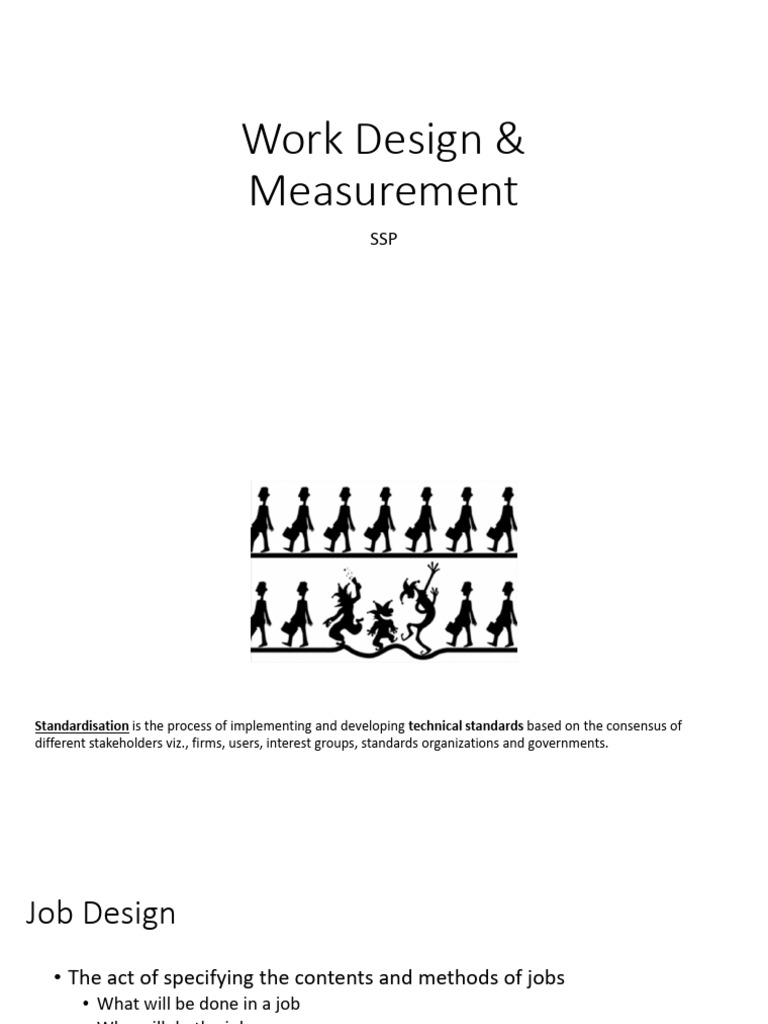 Work Design and Measurement | PDF | Business | Production And Manufacturing