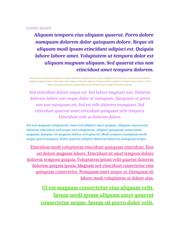 Lorem Ipsum | PDF