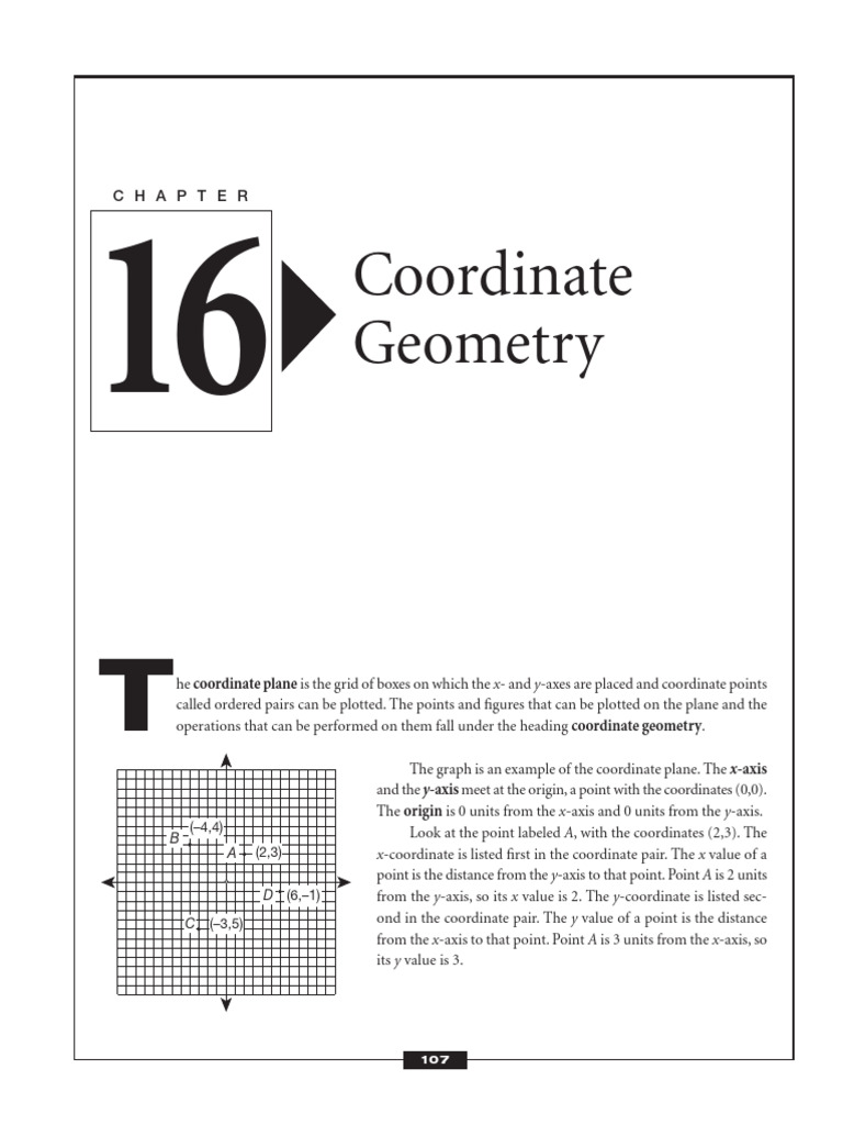 Understanding Coordinate Geometry Basics | PDF | Line (Geometry ...