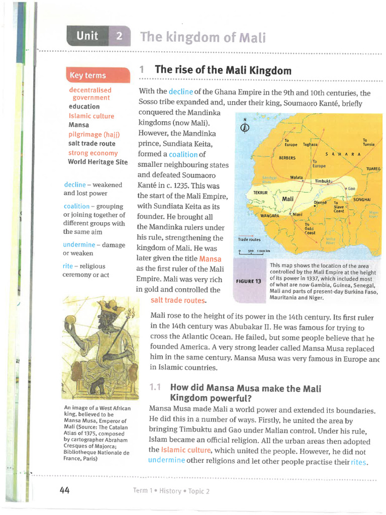 The Rise of The Mali Kingdom Notes | PDF