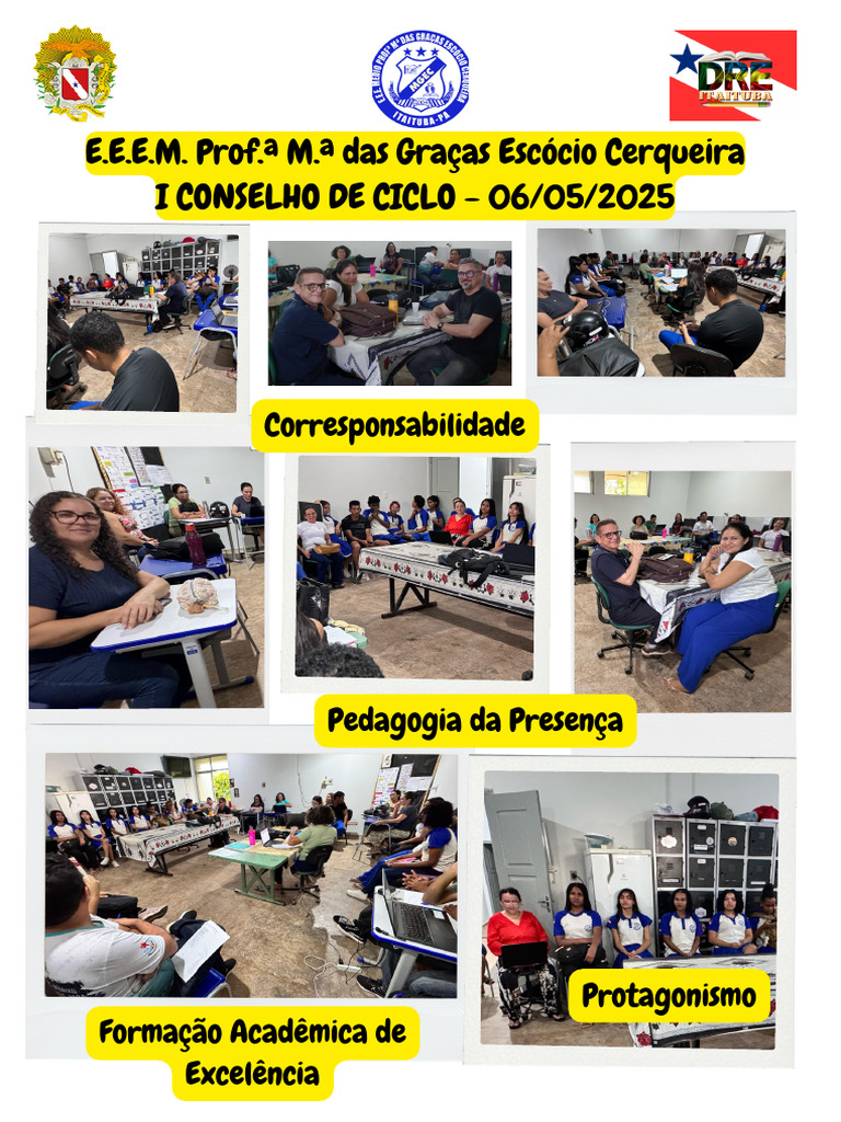Relatório de Boas Práticas - I CONSELHO de CICLO - 06052025 | PDF