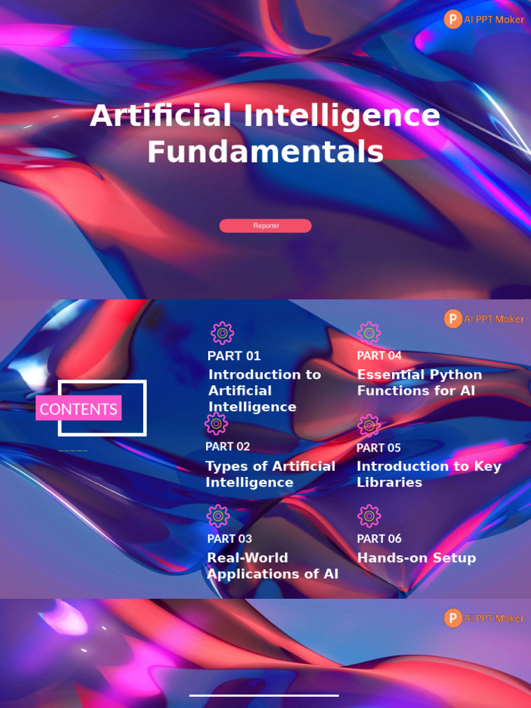 AIPPTMaker - Artificial Intelligence Fundamentals | PDF | Artificial ...