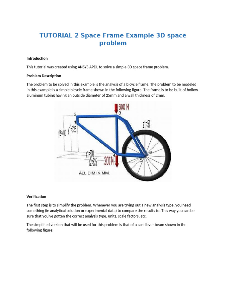 Tutorial 2 3D Dimensional Truss | PDF | Bending | Graphical User Interfaces