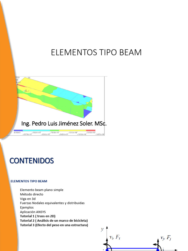 Elementos Tipo Beam en ANSYS | PDF