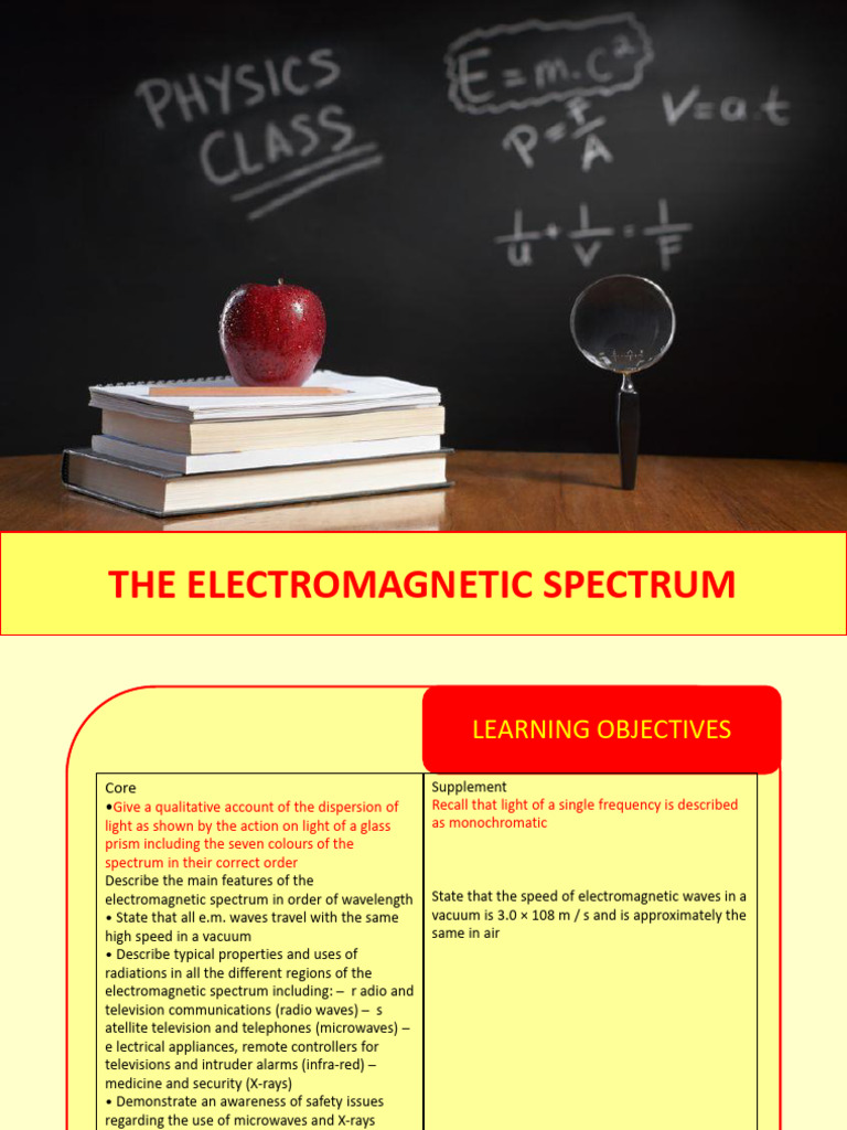 The Electromagnetic Spectrum | PDF | Electromagnetic Radiation | Electromagnetic Spectrum