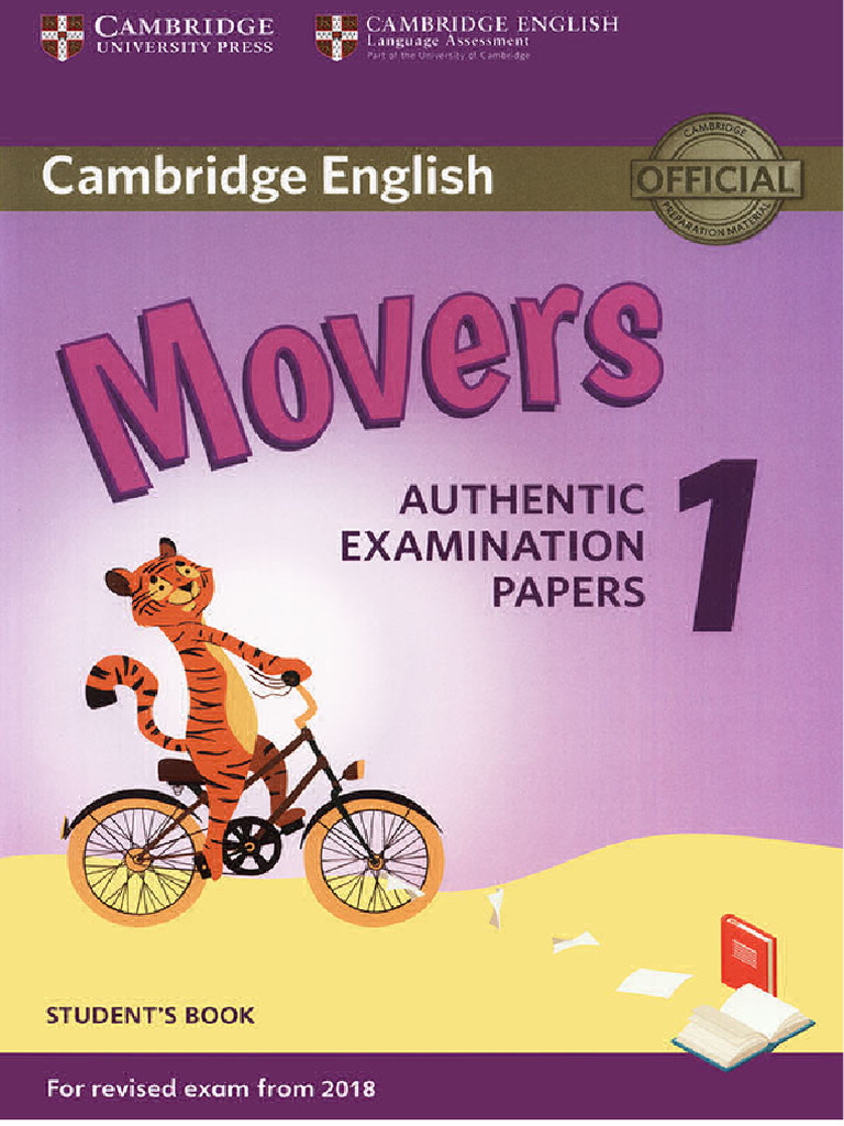 Cambridge English Movers 1 Authentic Examination Papers | PDF