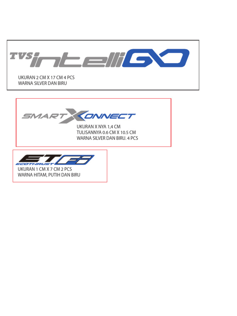 Logo Cutting Stiker | PDF