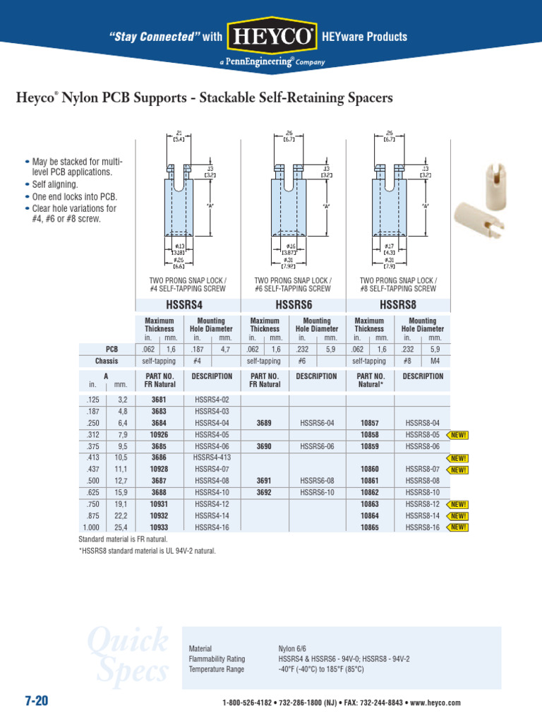 PCB Supports Stackable Spacers | PDF | Printed Circuit Board ...