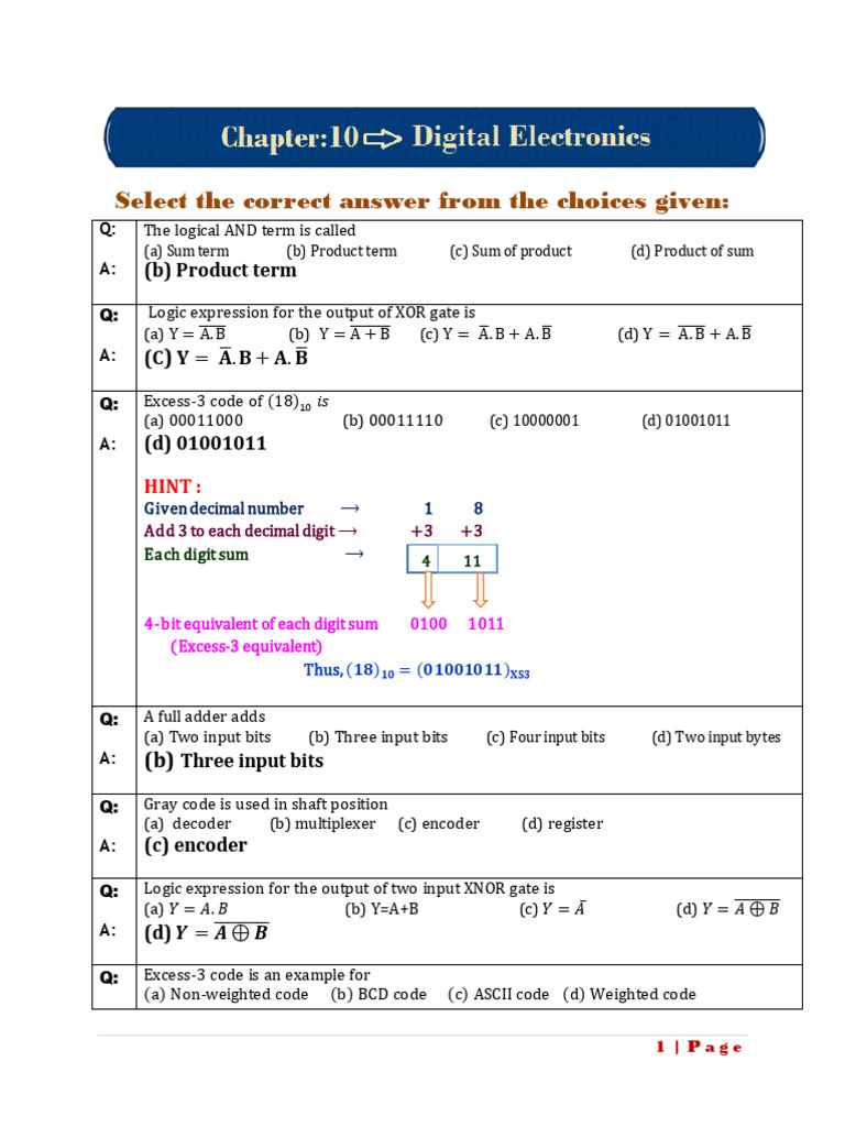Logic Gates and Boolean Algebra Quiz | PDF | Logic Gate | Digital ...