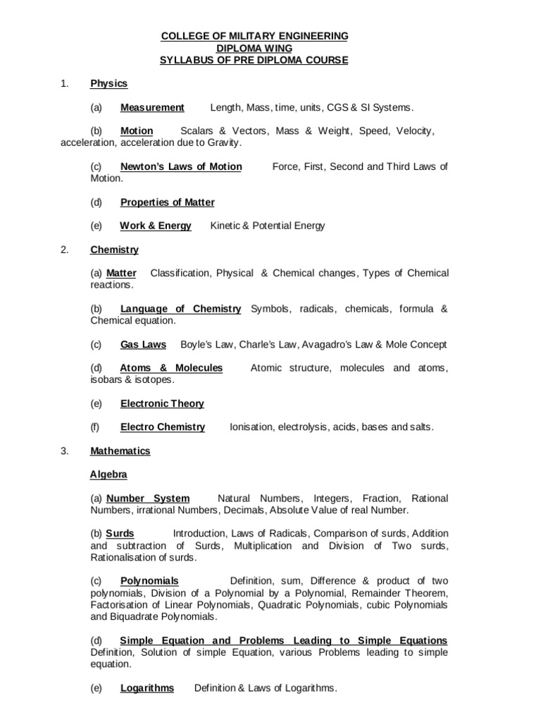 Dip Syllabus | PDF | Area | Triangle