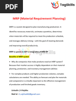 MRP List Access Guide for SAP MD05 | PDF | Double Click | Menu (Computing)