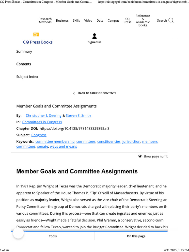 Committees in Congress_ch 03 | PDF