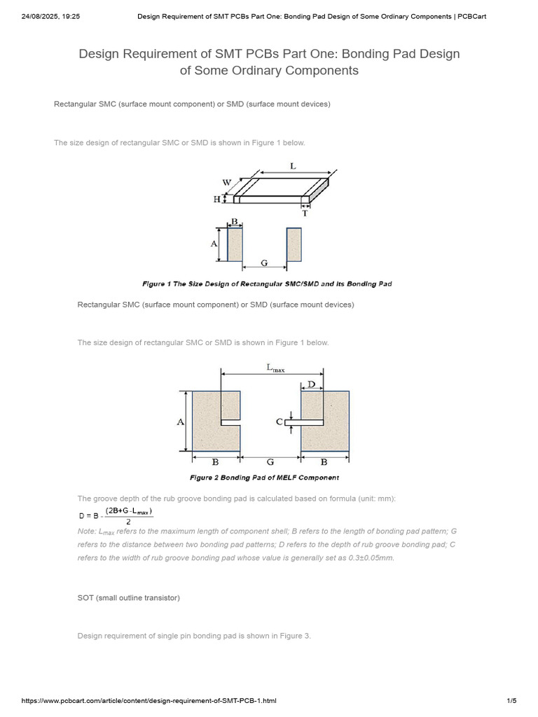 SMT PCB Bonding Pad Design Guide | PDF | Printed Circuit Board ...