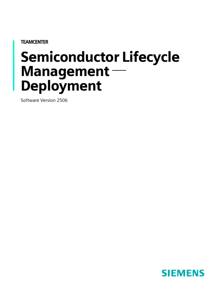 Teamcenter Semiconductor Management Guide | PDF | License | Computing