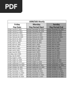 Payroll Schedule 2025-2026 | PDF