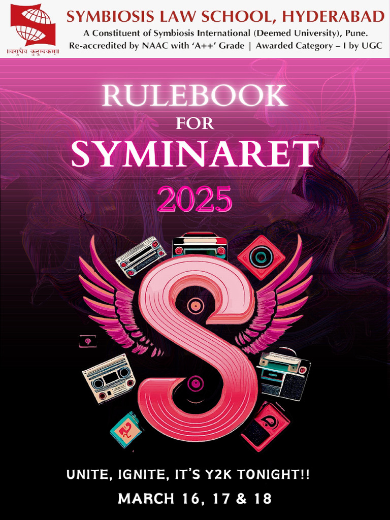 Syminaret Rulebook 2025 | PDF