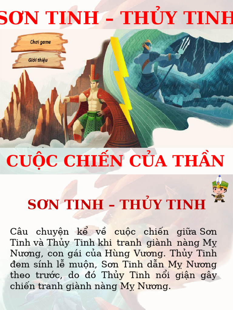 Son Tinh Thuy Tinh | PDF